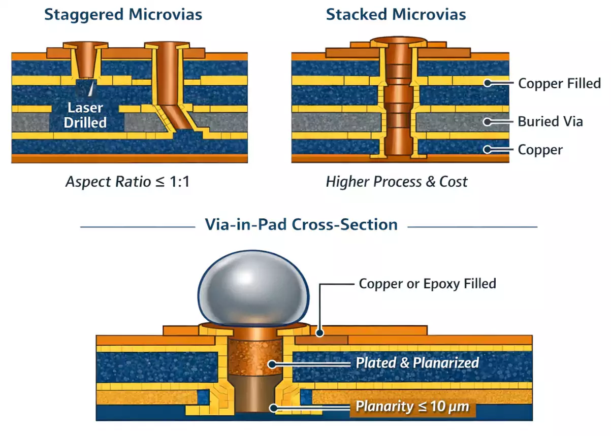 HDI Circuit Boards: Microvias, Stack-Ups & How To Choose A Manufacturer
